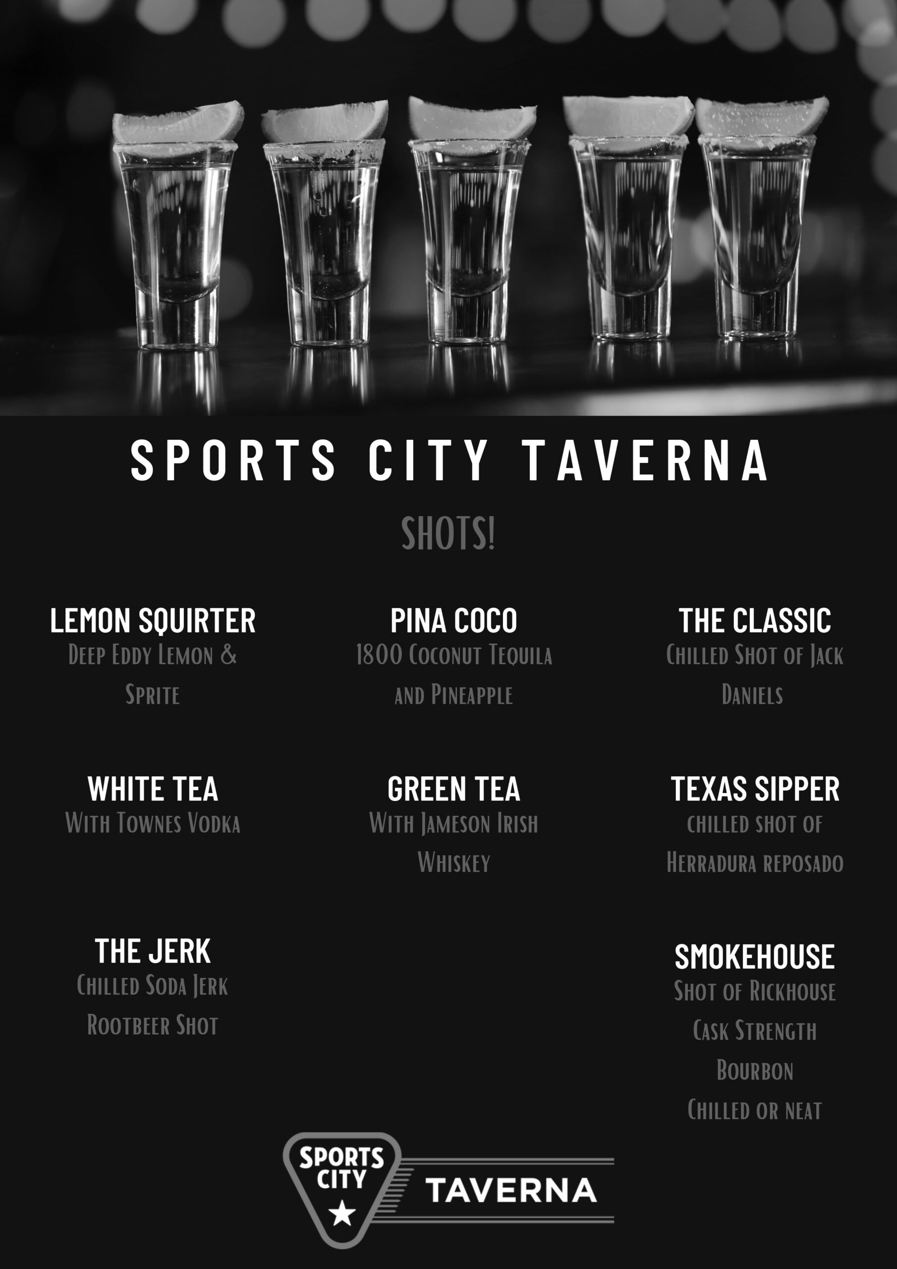 Drinks - Sports City Taverna